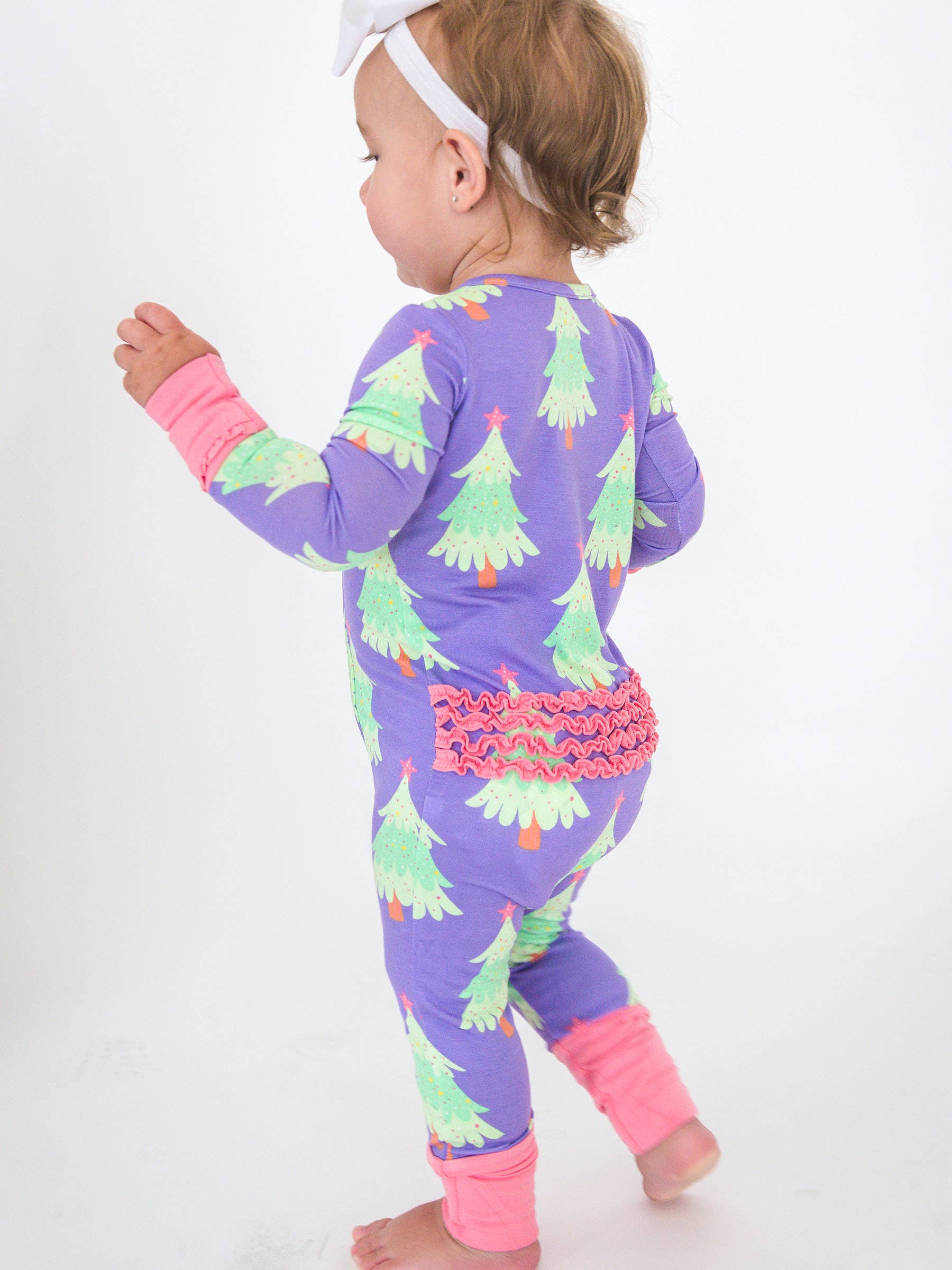 SoftSnooze™ Baby Girls Bamboo Viscose Purple Twinkling Trees Convertib ...